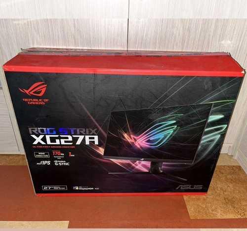 Монитор asus rog strix xg27aq