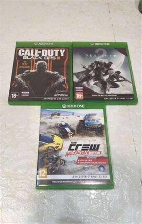 Игры для Xbox One(комплектом)