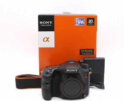 Sony A77 body в упаковке (пробег 8850 кадров)