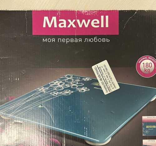 Весы напольные maxwell