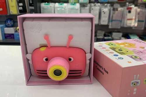 Детский фотоаппарат пчелка fun camera розовый