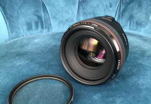 Объектив Canon EF 50mm 1.2 L USM
