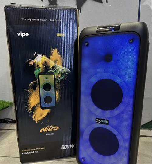 Колонка акустика Vipe Nitro 100 блютуз 500W