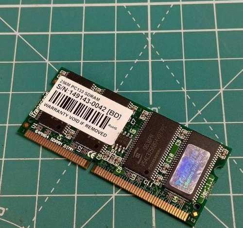 Озу Sdram PC-133 256 Mb
