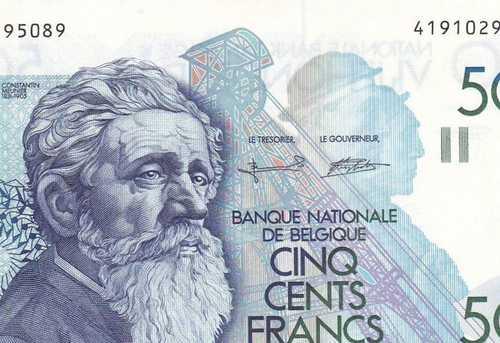 Банкноты Бельгия