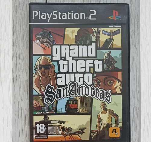 Grand theft auto San Andreas ps2 с картой