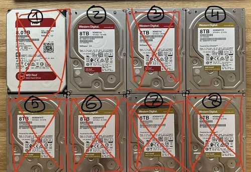 Жесткий диск Western Digital WD Red 8TB WD80efax