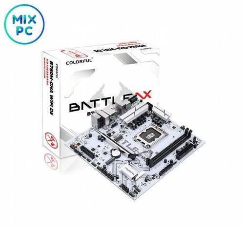 Материнская плата LGA1700 Colorful Battle-AX B760M-G white wifi D5 V20