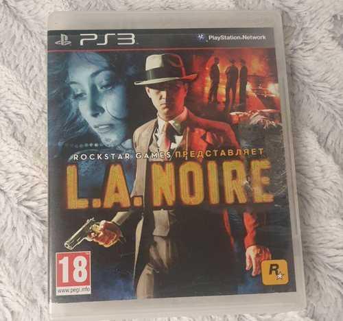 Диск L. A. Noire ps3