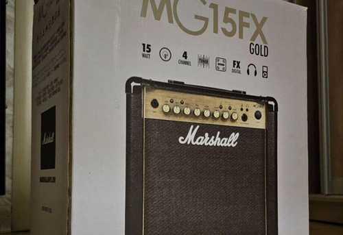 Комбоусилитель Marshall MG15FX Gold новый