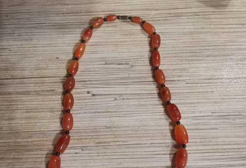 Бусы сердолик агат СССР
