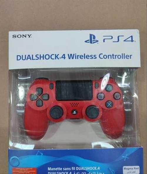 Оригинальный новый DualShock 4 V2 PS4 (Magma Red)