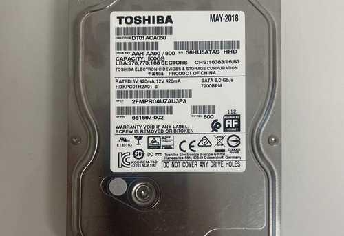 Toshiba HDD 3.5 500GB