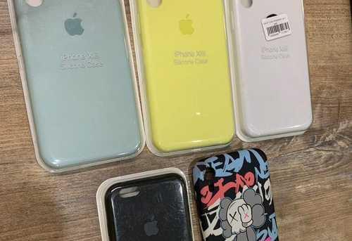 Чехол на apple iPhone 6s и XR silicon case