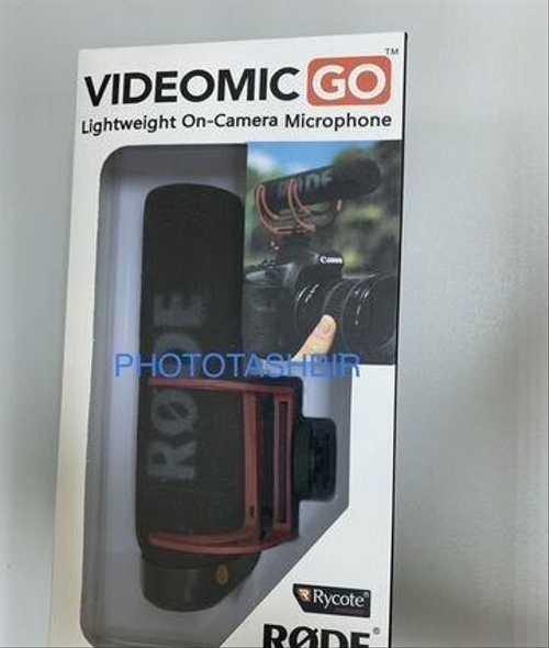 Микрофон для фото и видео камер Rode VideoMic GO