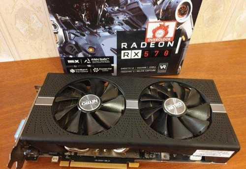 Игровая карта AMD radeon rx 570 8gb nitro+