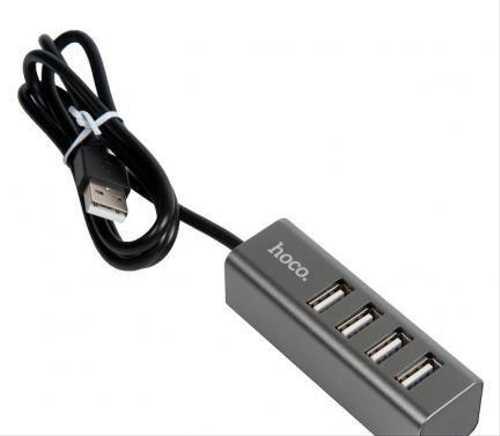 Переходник разветвитель Hoco HB1 USB - 4USB (USB 2