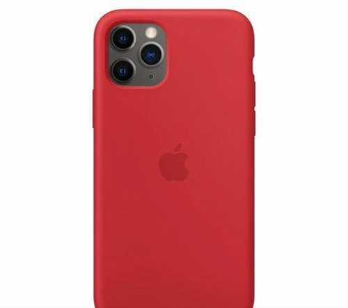 Apple iPhone 11 Pro Silicone Case (product) RED