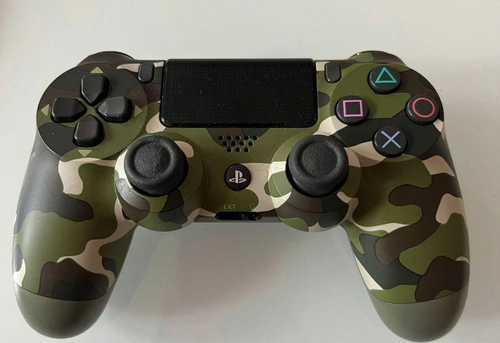 Sony DualShock 4 v2 Оригинал. Зеленый камуфляж