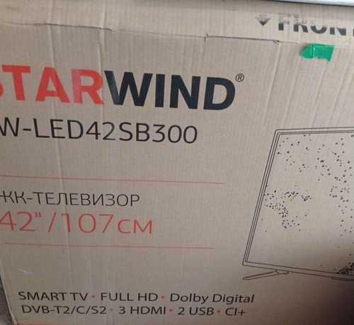 Телевизор starwind SW-LED42SB300 разбита матрица