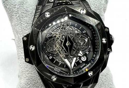 Часы Hublot Big Bang Sang Bleu Черные 34мм