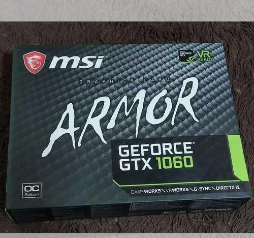 Видеокарта Geforce Gtx 1060 6gb