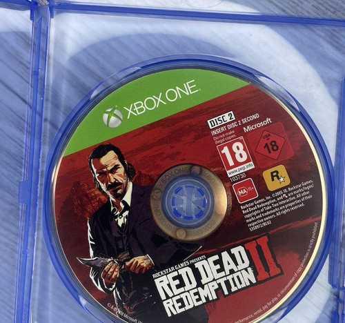 Red dead redemption 2 disk 2 xbox one