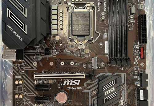 Материнская плата MSI Z 390 A pro