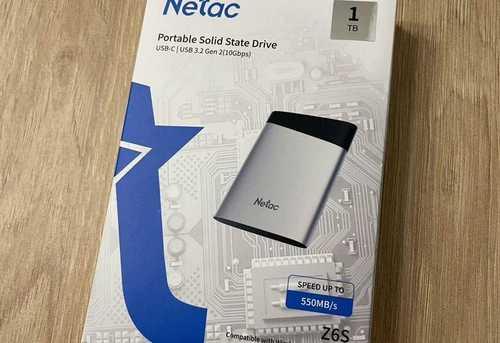 Переносной ssd диск Netac S6S 1 tb