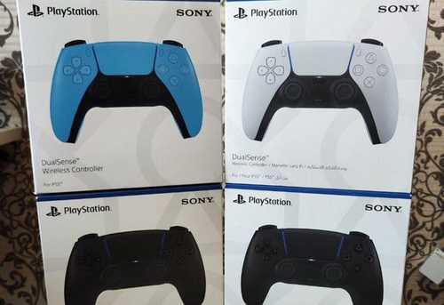 Sony DualSense для PS5, черный, синий