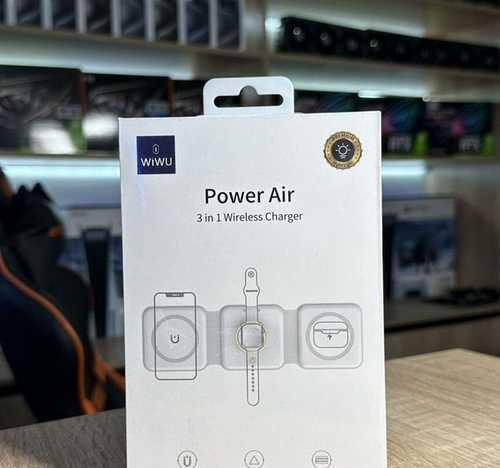 Док станция 3 в 1 WiWU power AIR