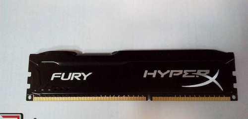 RAM Kingston HyperX fury Black Series DDR3 4096/12