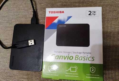 Внешний жёсткий диск Toshiba 2 tb