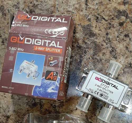 Godigital 2 way splitter 5-862 MHz разветвитель (д