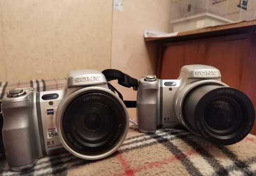 2 фотоаппарата,sony dsc h9 и h7