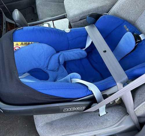 Автолюлька maxi cosi pabble + база isofix