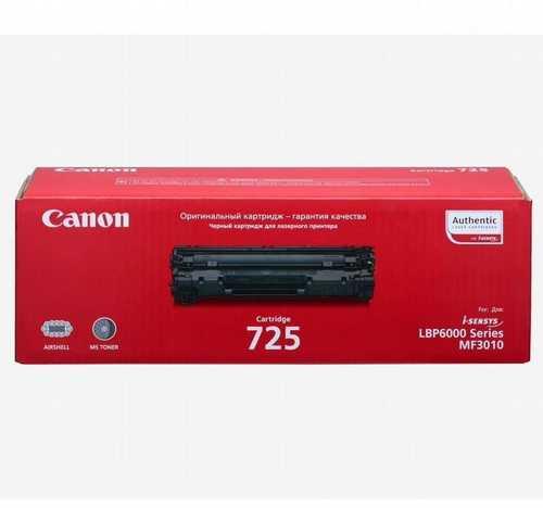 Canon Cartridge 725 3484B005/3484B002 Картридж для