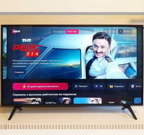 SMART 4K LG 43" 109 см / 2160P, WiFi, Bluetooth