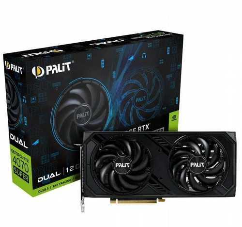 Новая Palit RTX 4070 super dual 12gb