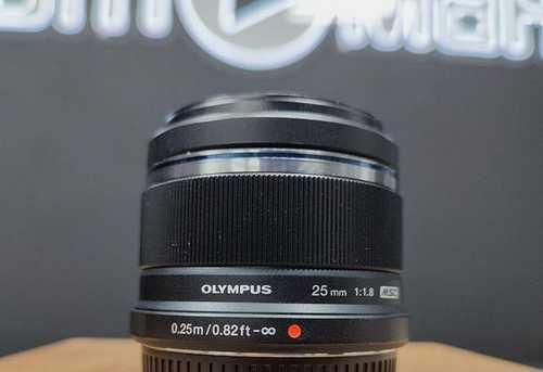 Объектив Olympus M.Zuiko Digital 25mm F1.8 черный