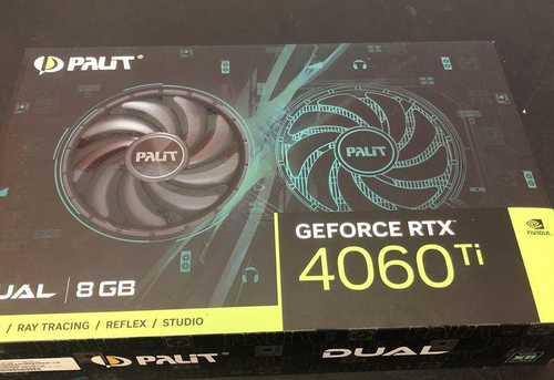 Видеокарта новая palit rtx 4060ti