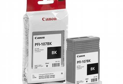 Картридж Canon PFI-107BK черный оригинальный