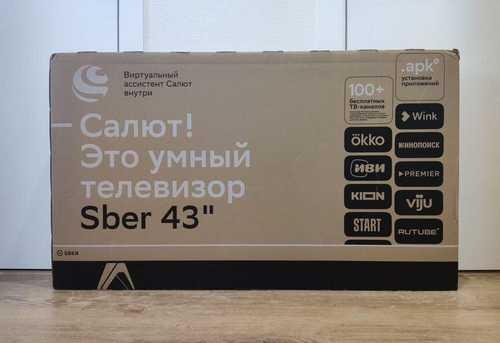 Телевизор Sber SDX-43F2120B, Новый