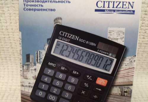 Калькулятор Citizen SDC-812BN