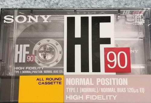 Аудиокассета sony HF 90 релиз-1989 (Japan) sealed