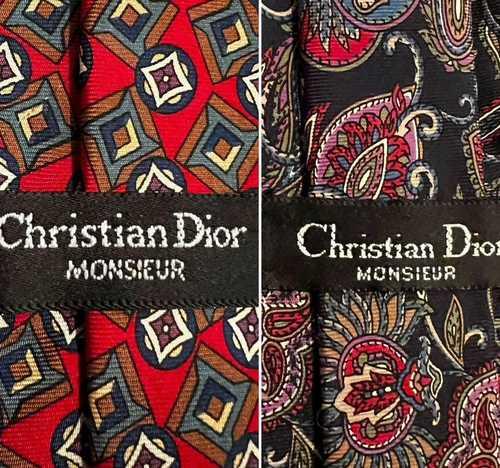 Christian Dior Monsieur галстук шёлк винтаж