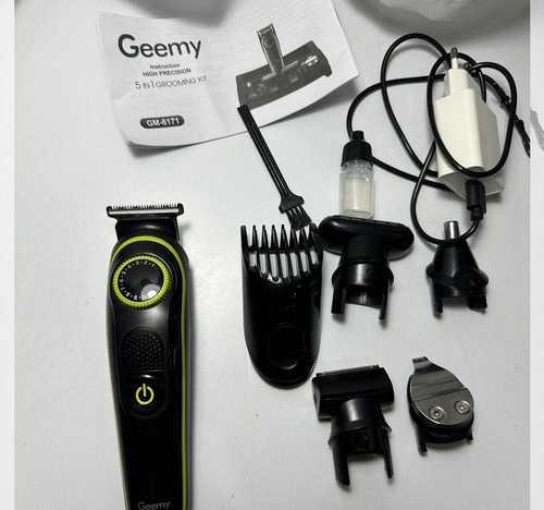 Geemy gm6171 машинка для стрижки волос бороды