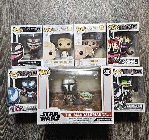 Funko pop harry potter venom star wars