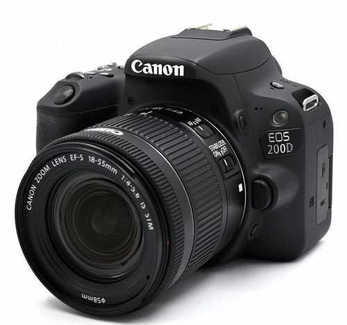 Фотоаппарат Canon EOS 200D kit (9085 кадров)