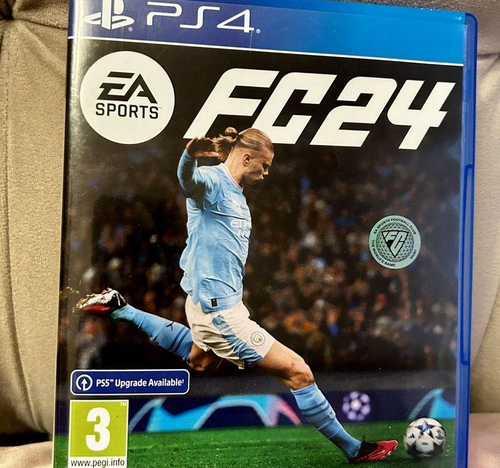 FC24 диск для ps4